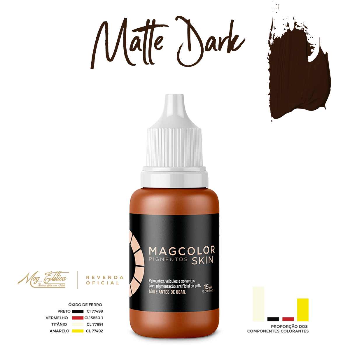 Pig Skin – MATTE DARK- 5 ml – Mag Loja – A loja da Mag Estetica